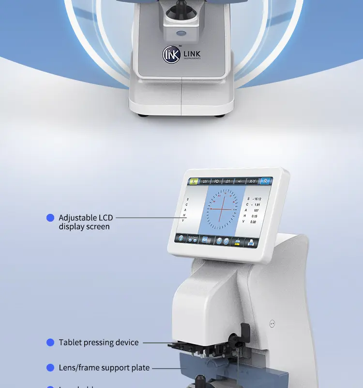 AL-800 Auto Lensmeter | UV & Blue Light Testing | LINK Instruments