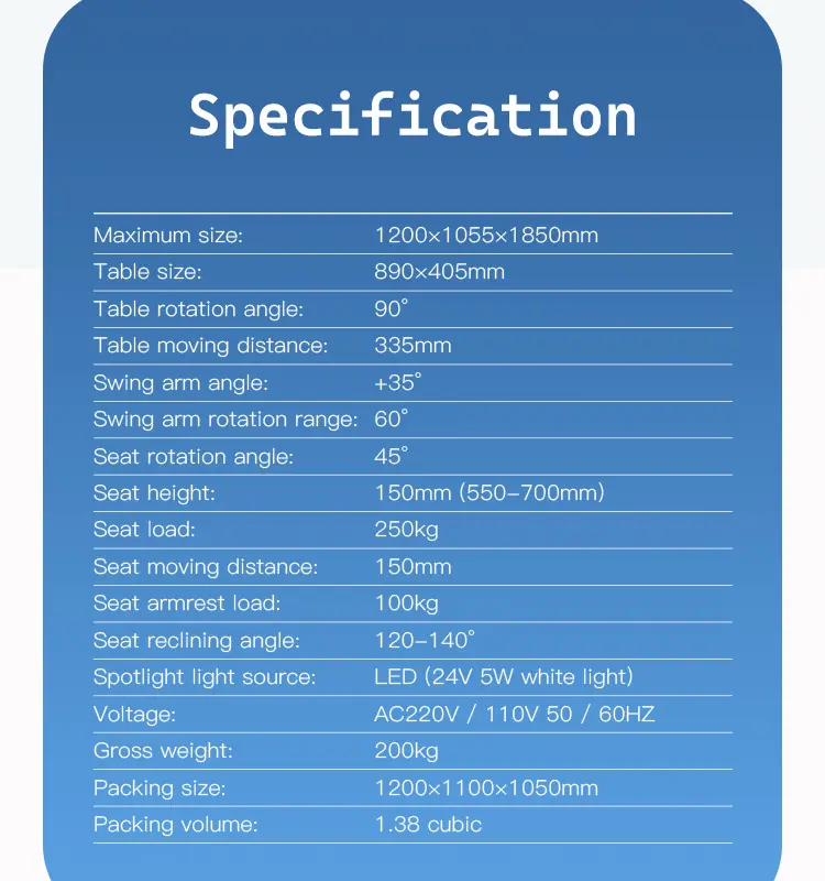 CT-360 Chair & Stand Unit | Integrated Refraction Platform | LINK ...