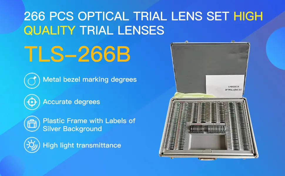 TLS-266 Trial Lens Set | 267-Piece Metal Rim Optical Set | LINK Instruments